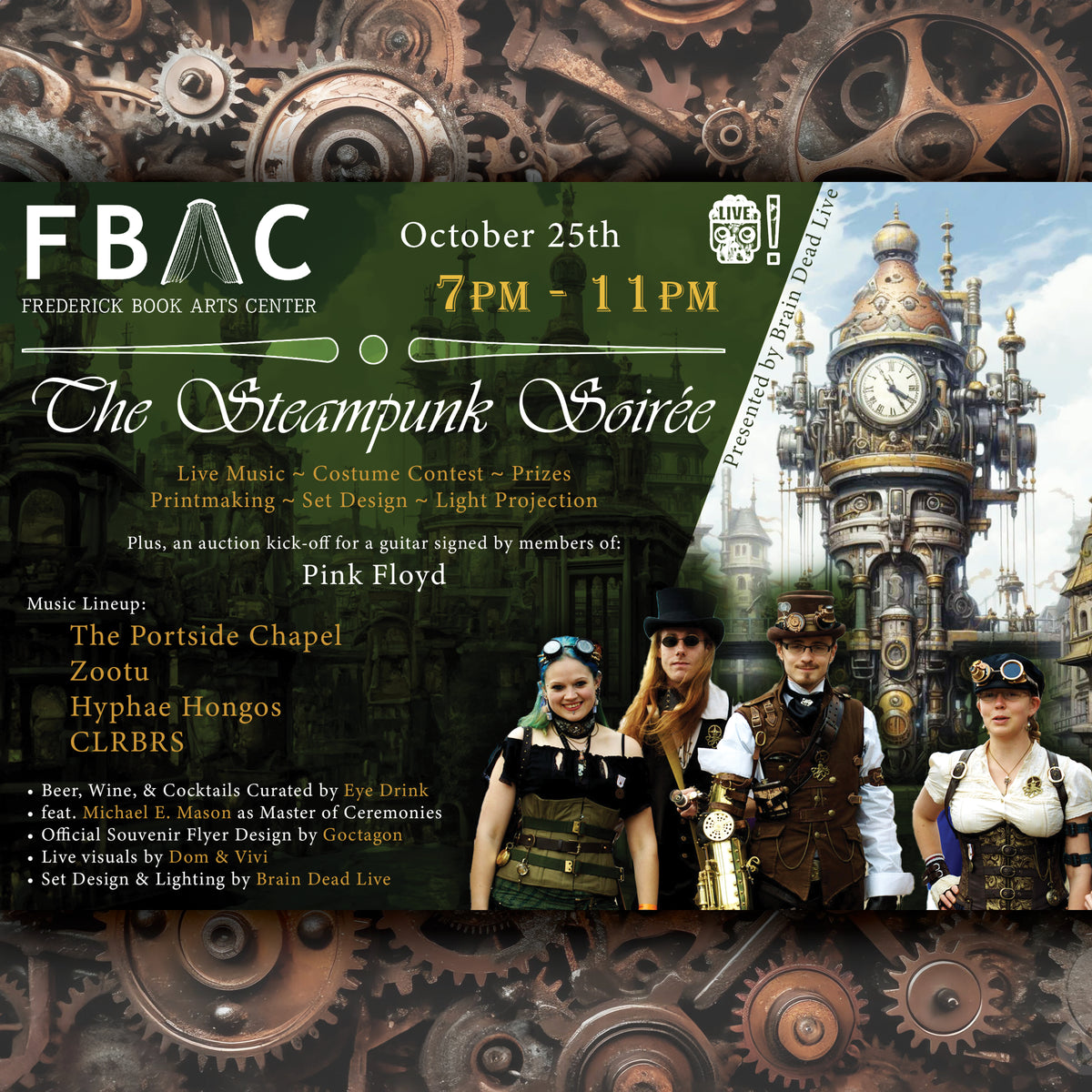 Steampunk Soiree Tickets – FBAC Store